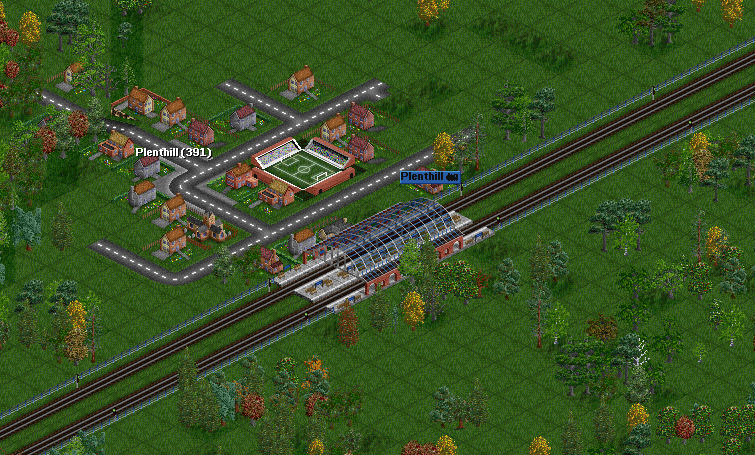 OpenTTD | Building railway stations